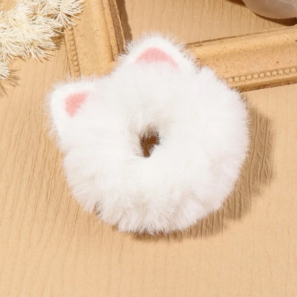 Kathrono | Accessories | Super Adorable Fuzzy Fluffy Pastel Kitty Cat ...